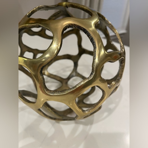 Accents | Gold Decorative Sphere | Poshmark